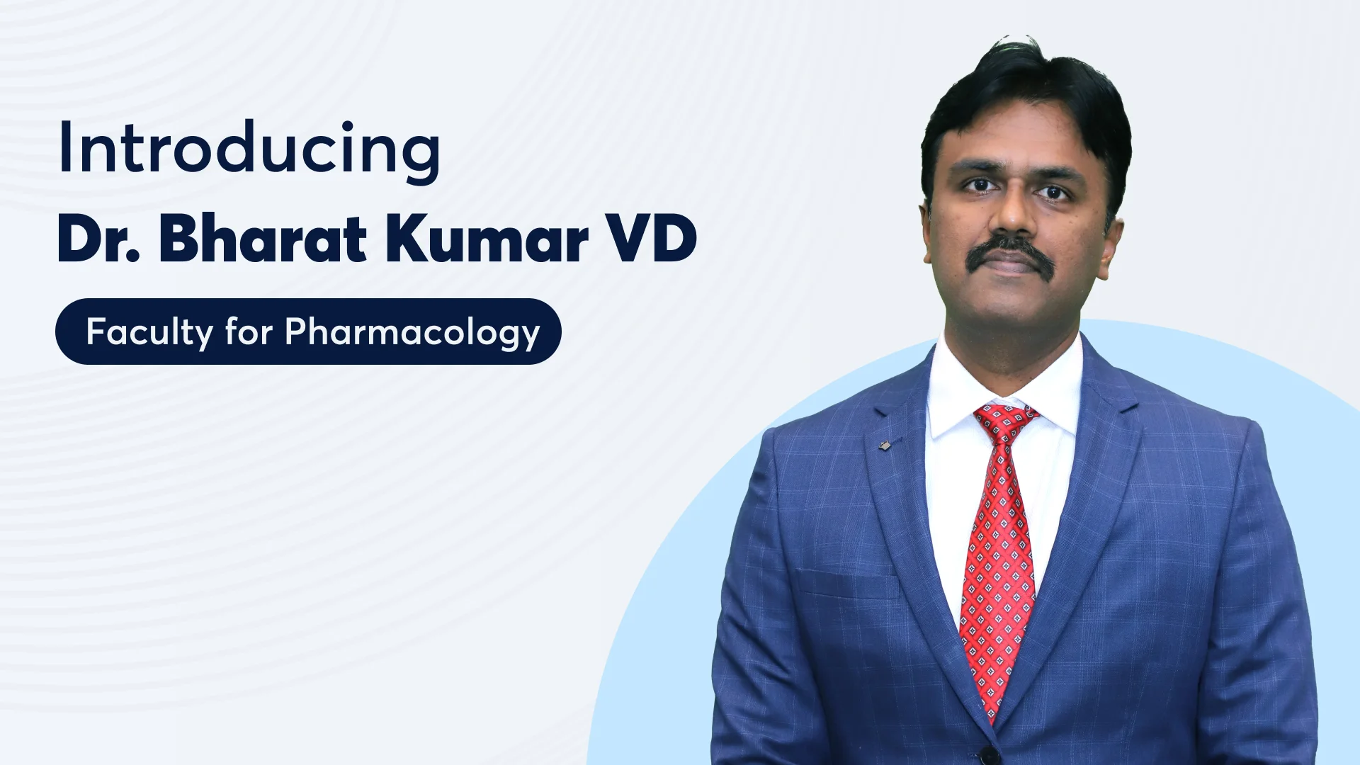 Prepare Pharmacology Online with Dr. Bharat Kumar VD at PrepLadder