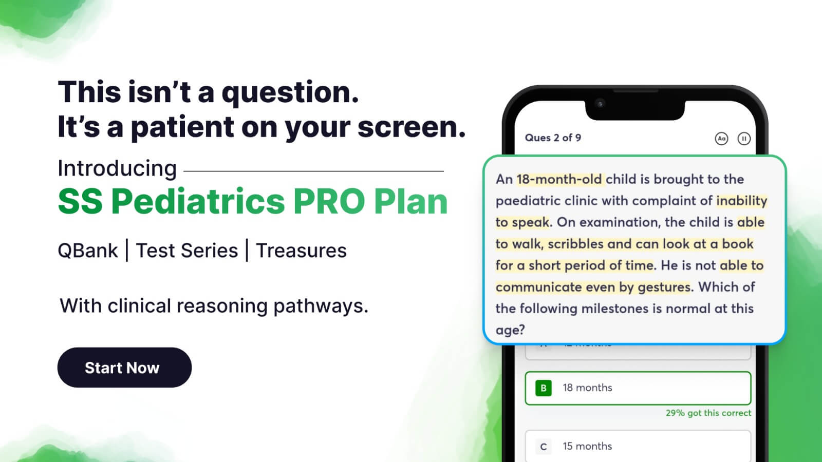 NEET SS Pediatrics PRO Plan – Master Clinical MCQs & Images