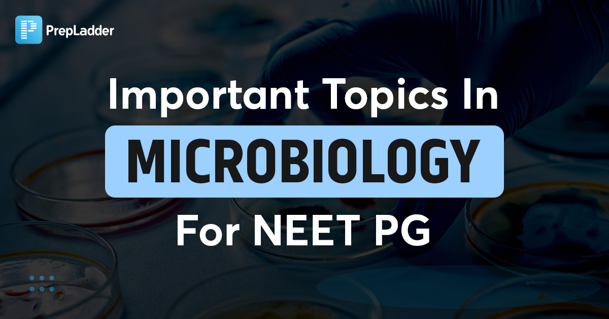 Important Topics In Microbiology For NEET PG PrepLadder