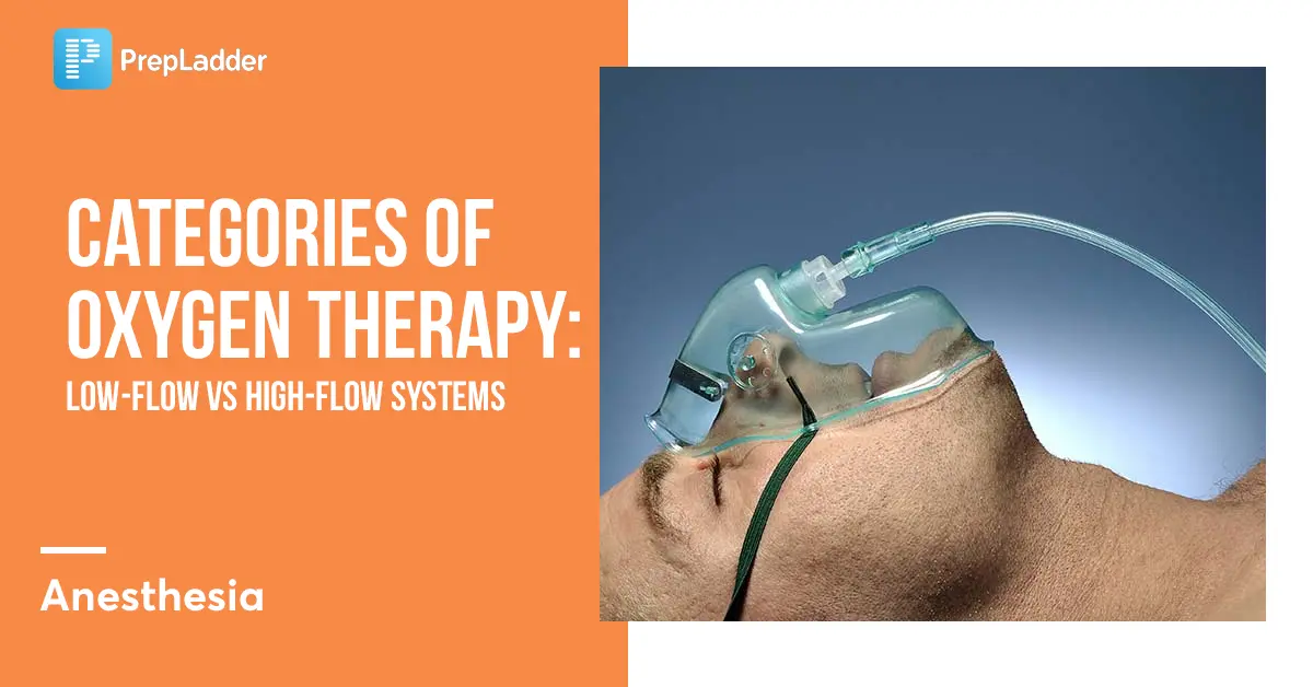 Categories Of Oxygen Therapy Low Flow Vs High Flow Systems Categories Of Oxygen Therapy Low Flow Vs High Flow Systems
