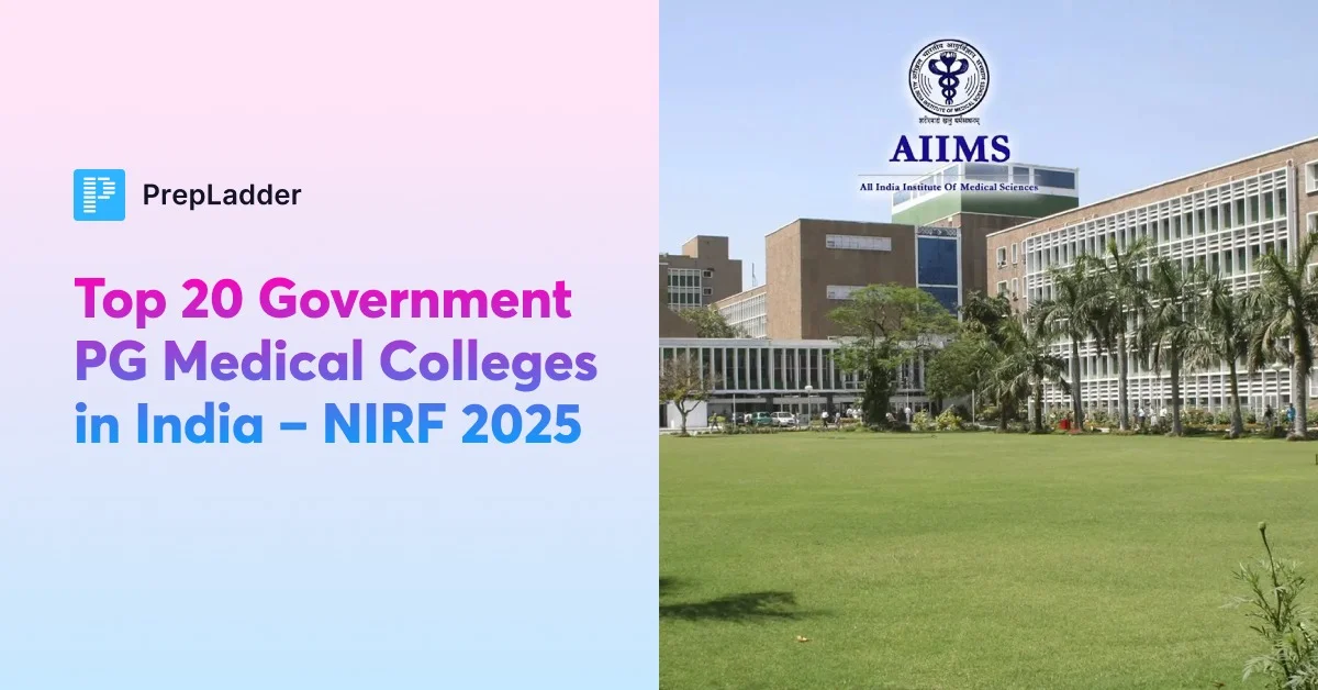 Top 20 Government PG Medical Colleges in India – NIRF 2025