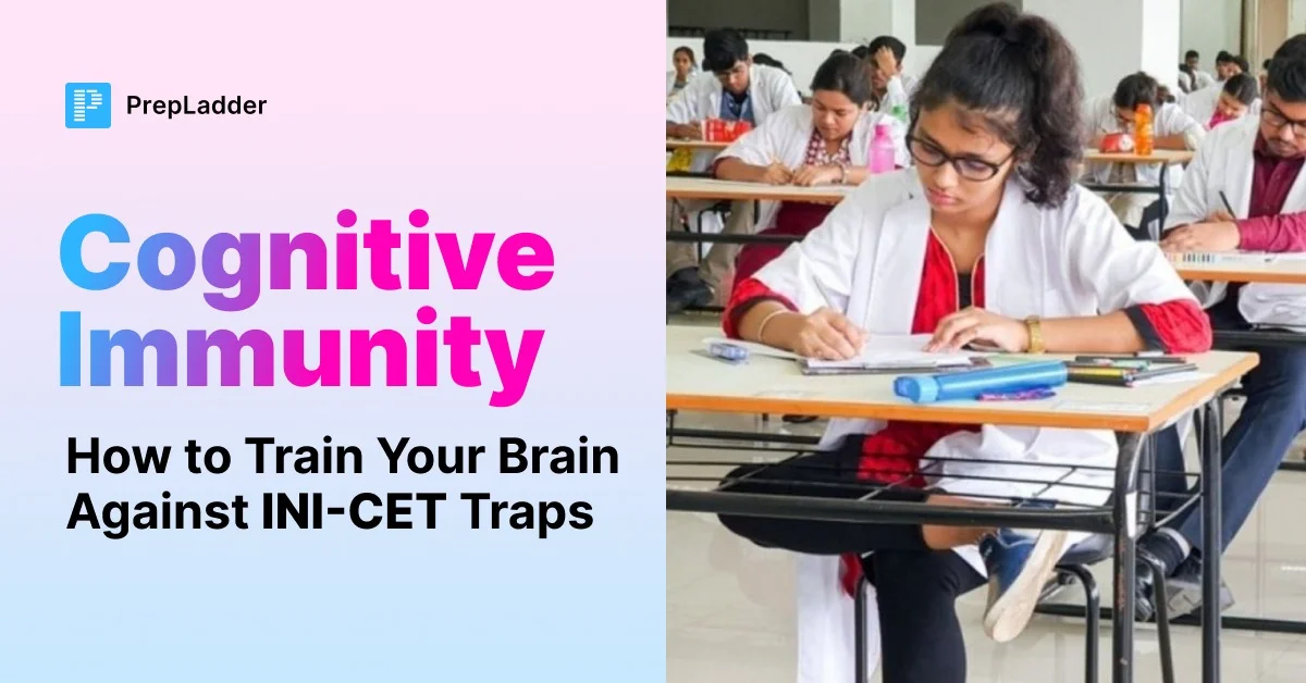 INI-CET Preparation: Build Cognitive Immunity to Outsmart Exam Traps